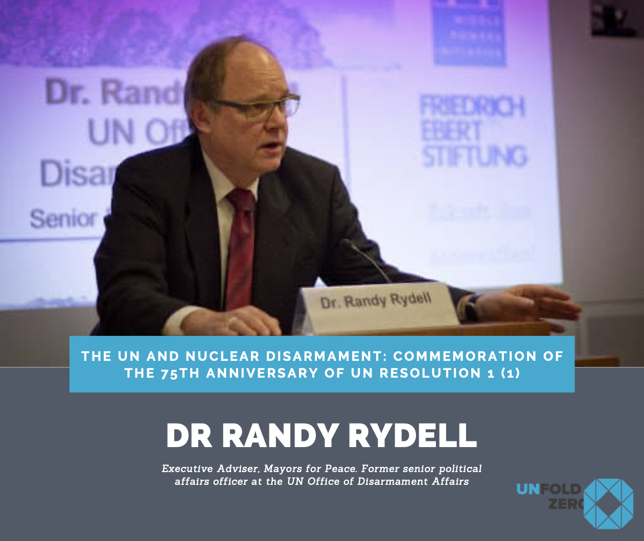 The UN and Nuclear Disarmament: Commemoration of the 75th Anniversary ...