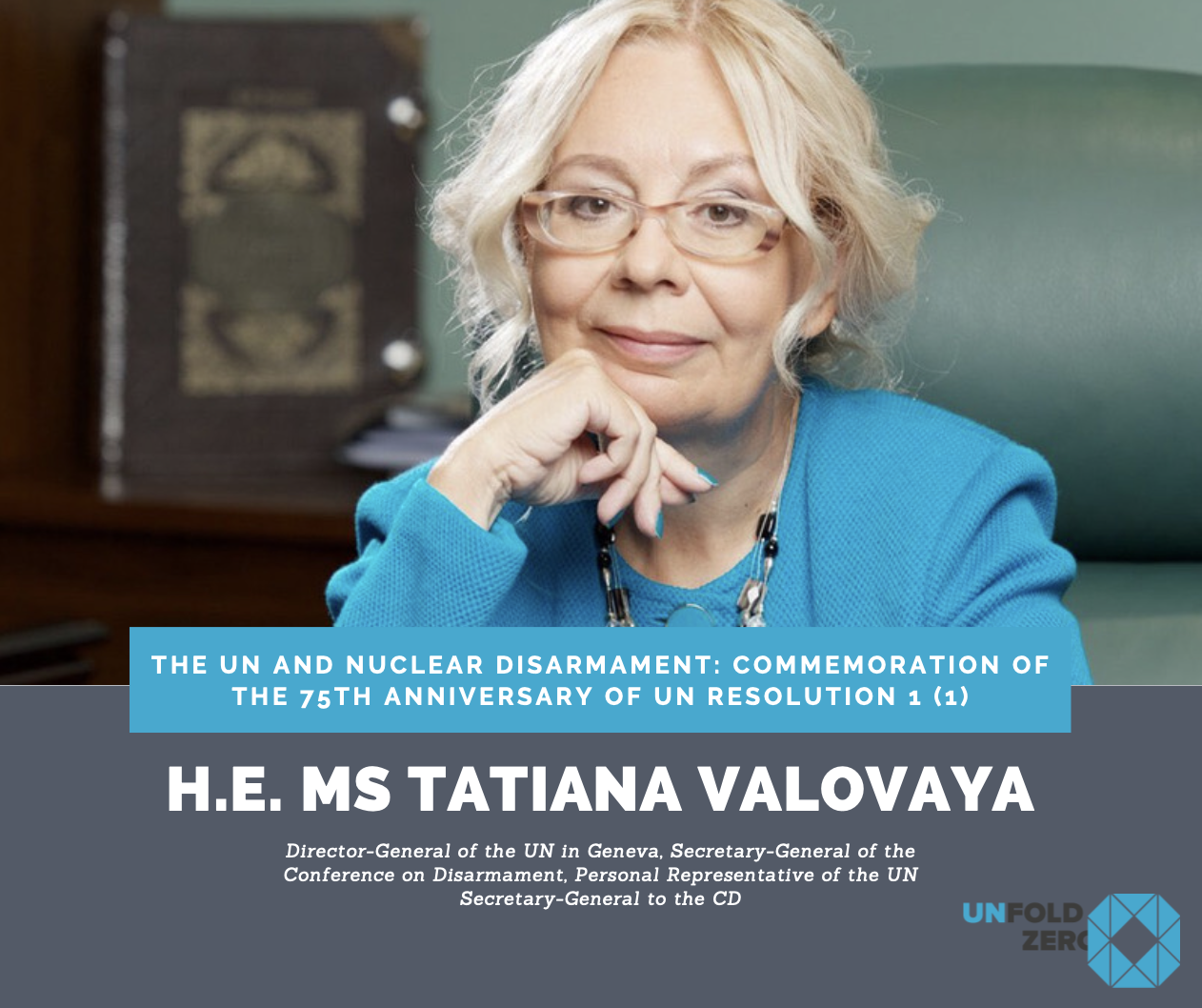 The UN and Nuclear Disarmament: Commemoration of the 75th Anniversary ...